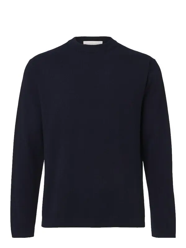 LISA YANG Mason Cashmere Crewneck Sweater - Blue