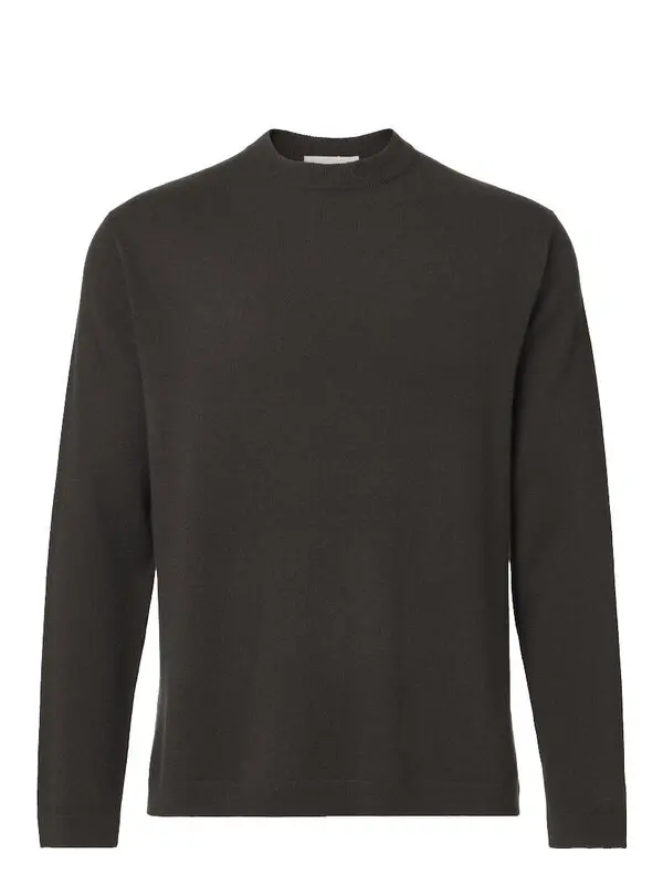LISA YANG Mason Cashmere Crewneck Sweater - Brown