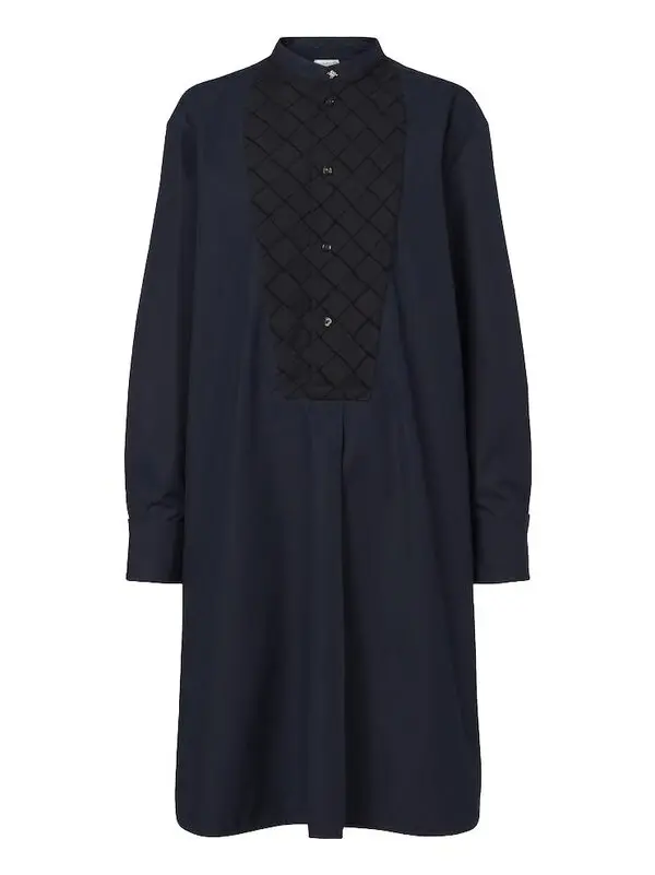 Bottega Veneta Cotton Poplin Tunic - Blue