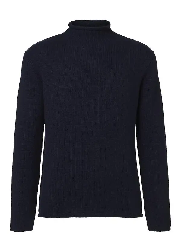 LISA YANG Sylvan Cashmere Mockneck Sweater - Blue