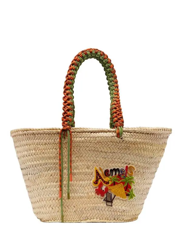 ALEMAIS Island Cove Maxi Basket Bag - Beige