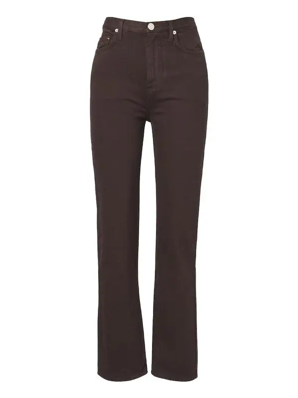 Loulou De Saison Jude Straight Jeans - Brown
