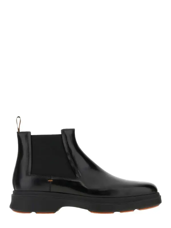 Santoni Easy Nova" Ankle Boots - Black