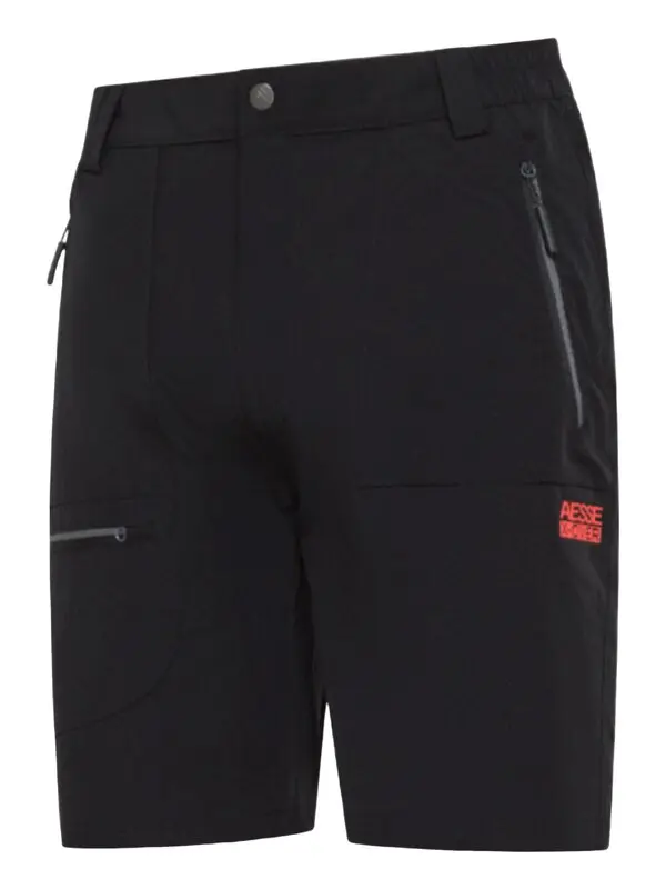 AESSE Bermuda Nylon Stretch Shorts - Gray