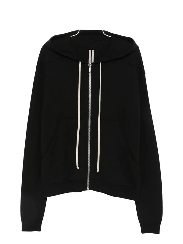 Rick Owens Zip Hoodie - Black