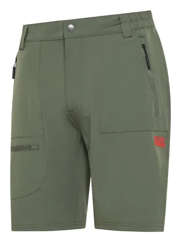 AESSE High Bermuda Stretch Nylon Shorts - Green