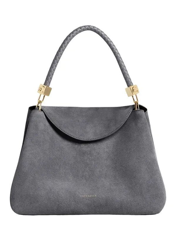 COCCINELLE Tiggy Suede Bag - Gray