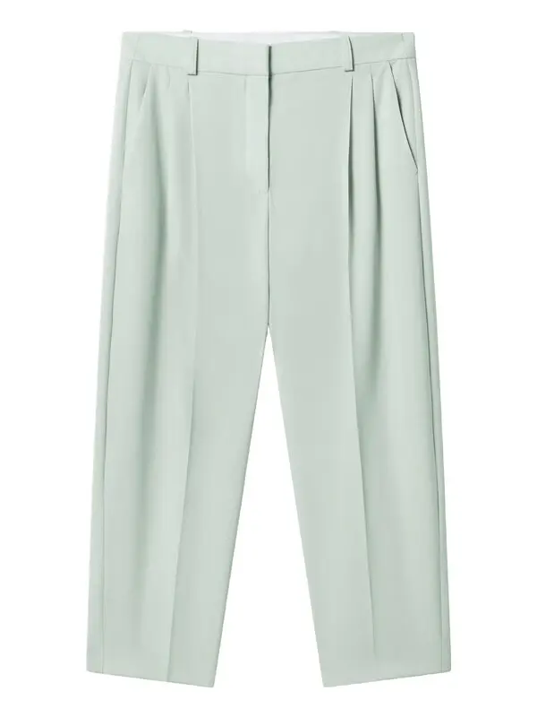 Stella McCartney Balloon Tailored Wool Trousers - Mint