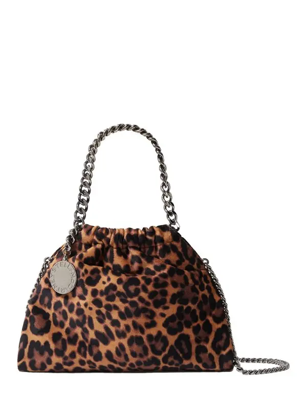 Stella McCartney Falabella Mini Drawstring Bag - Leopard