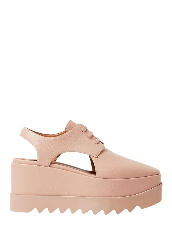 Stella McCartney Elyse Slingback Platform Shoes - 6802