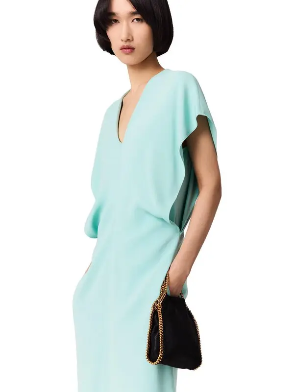Stella McCartney V-neck Midi Dress - Mint