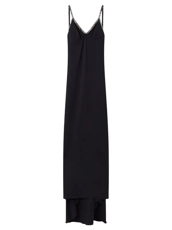 Stella McCartney Embellished Textured Gown - Black
