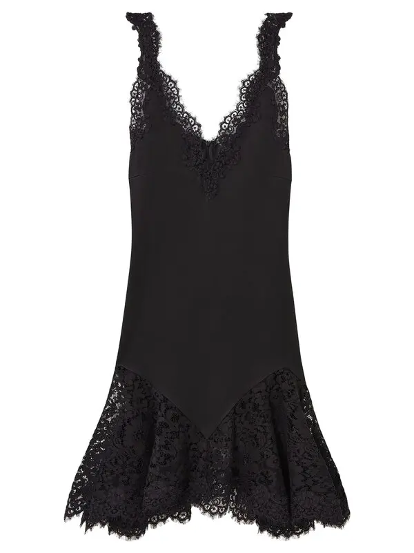 Stella McCartney Lace-trimmed Dress - Black