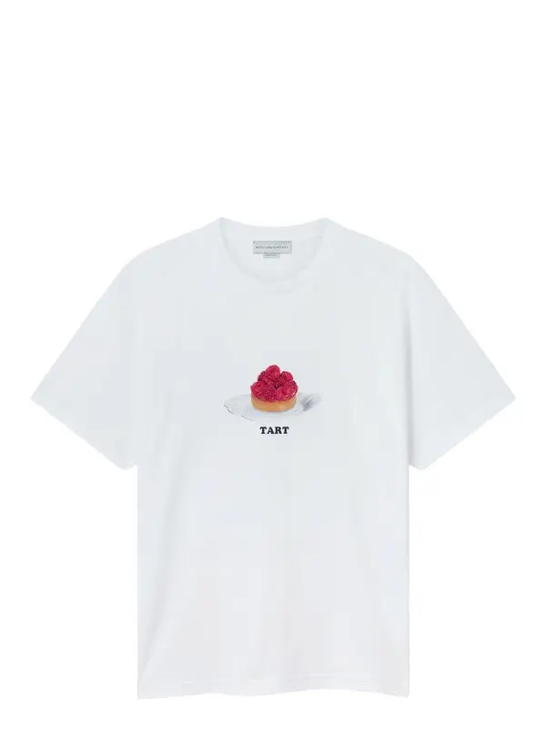 Stella McCartney Raspberry Graphic T-shirt - White