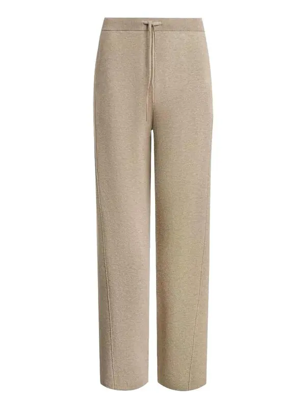 12 STOREEZ Beige Knitted Trousers - Neutrals