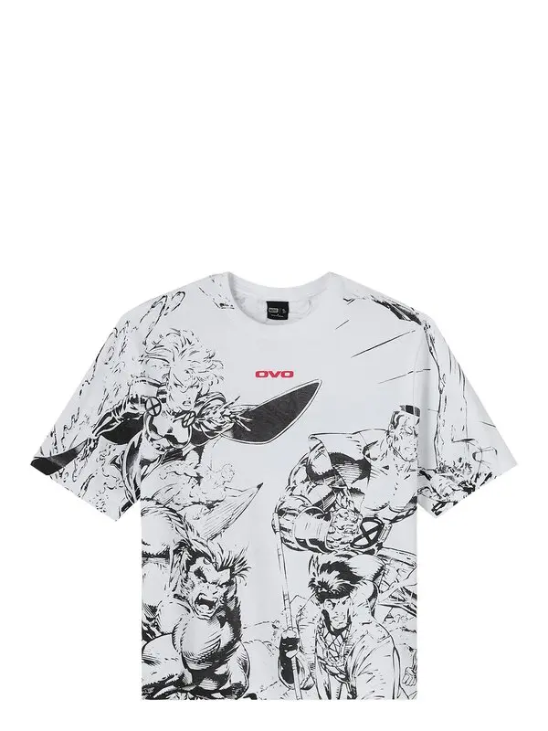 OVO X Marvel X-men Graphic Print T-shirt - White