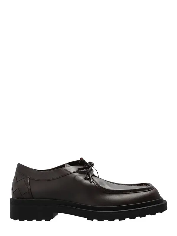 Bottega Veneta Ben Leather Shoes - Brown