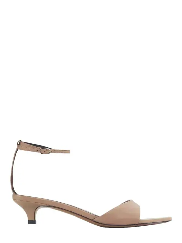 12 STOREEZ Jane Leather Sandals - Neutrals