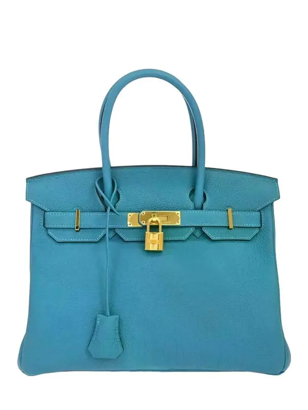 Hermès 2014 Togo Birkin Handbag - Blue