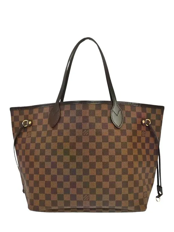 LOUIS VUITTON 2013 Mm Neverfull Damier Ebène Tote Bag - Brown