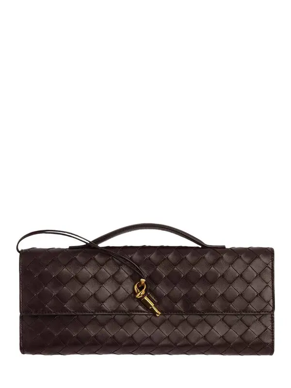 Bottega Veneta Andiamo Clutch - Red