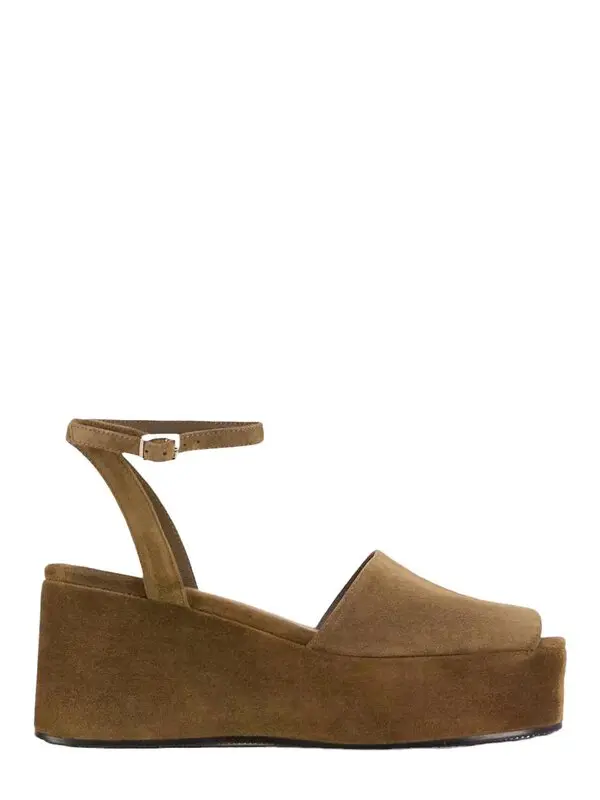 12 STOREEZ Fonda Platform Sandals - Green