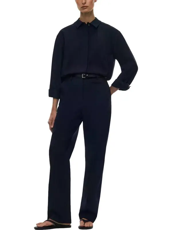 12 STOREEZ Hampshire Wool Trousers - Blue