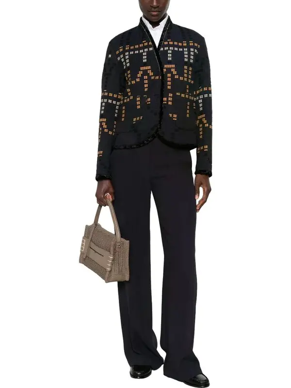 FORTE_FORTE Samarcanda Jacquard Jacket - Blue