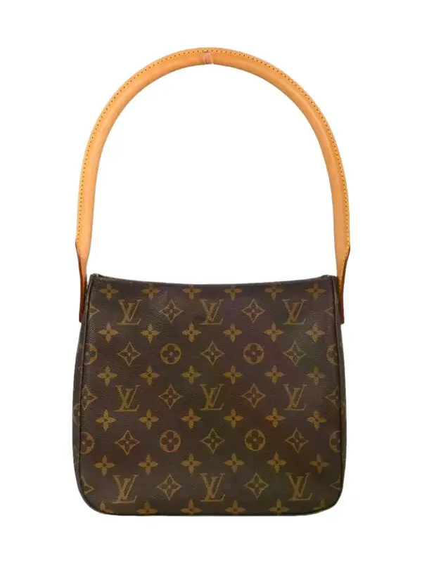 LOUIS VUITTON Monogram Canvas Looping Tote Bag - Brown