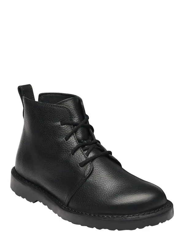 BIRKENSTOCK Uppsala Mid Natural Leather Boots - Black