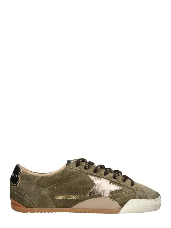 GOLDEN GOOSE Suede True Star Sneakers - Green