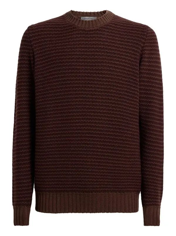 Corneliani Virgin Wool-cashmere Blend Sweater - Beige
