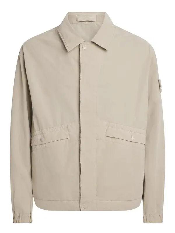Stone Island David Light-tc Ghost Coach Jacket - Beige