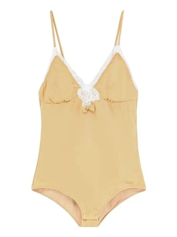 Chloé Body With Lace Details - Multicolor