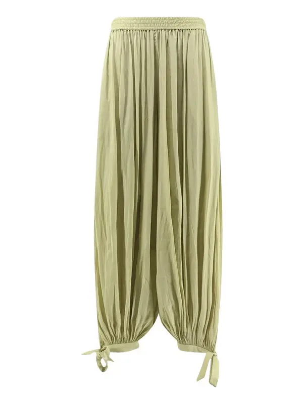 Chloé Harem Trousers With Knot Detail - Multicolor