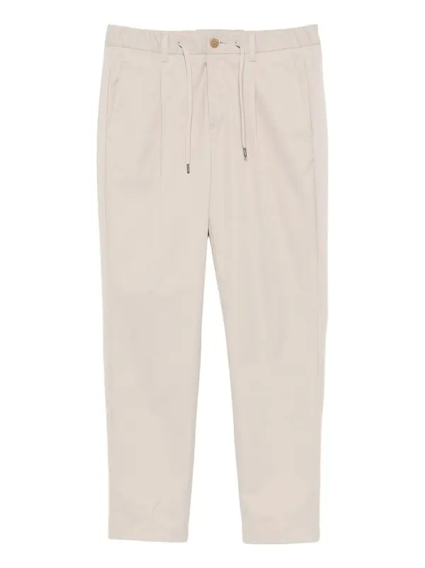 Herno Pleated Drawstring Trousers - Chantilly
