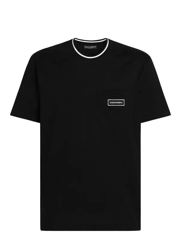 Dolce & Gabbana Short Sleeve Crew Neck T-shirt - Nero
