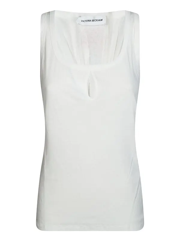 Victoria Beckham Split Tank Top - Bianco