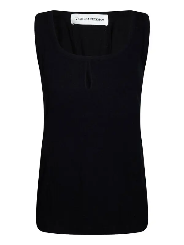 Victoria Beckham Split Tank Top - Nero