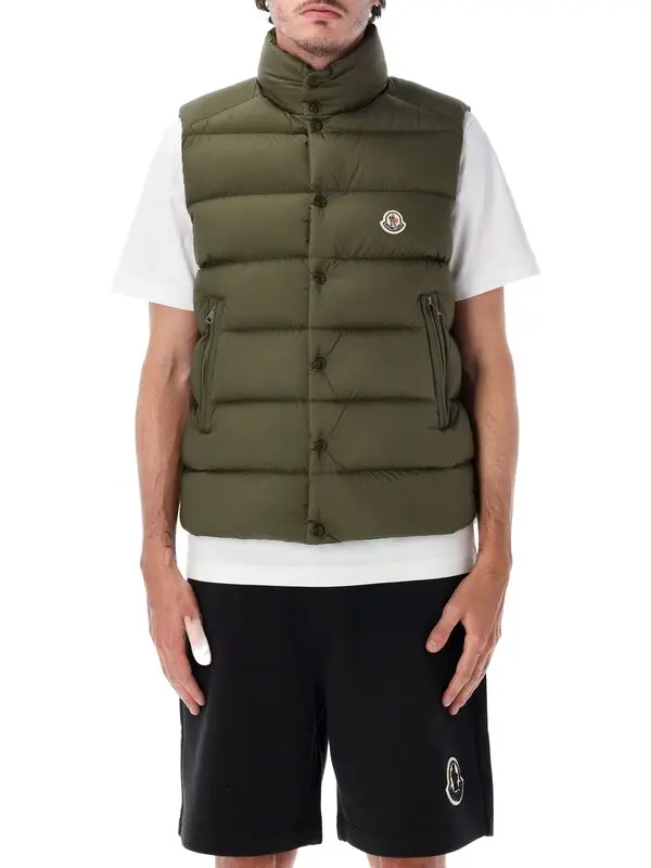 Moncler Down Puffer Gilet - Verde