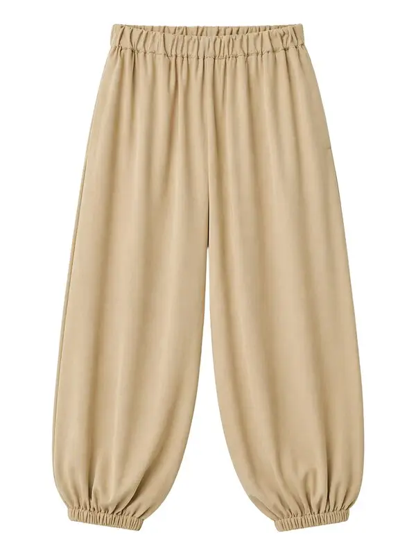 THE FRANKIE SHOP Lyocell Trousers - Beige