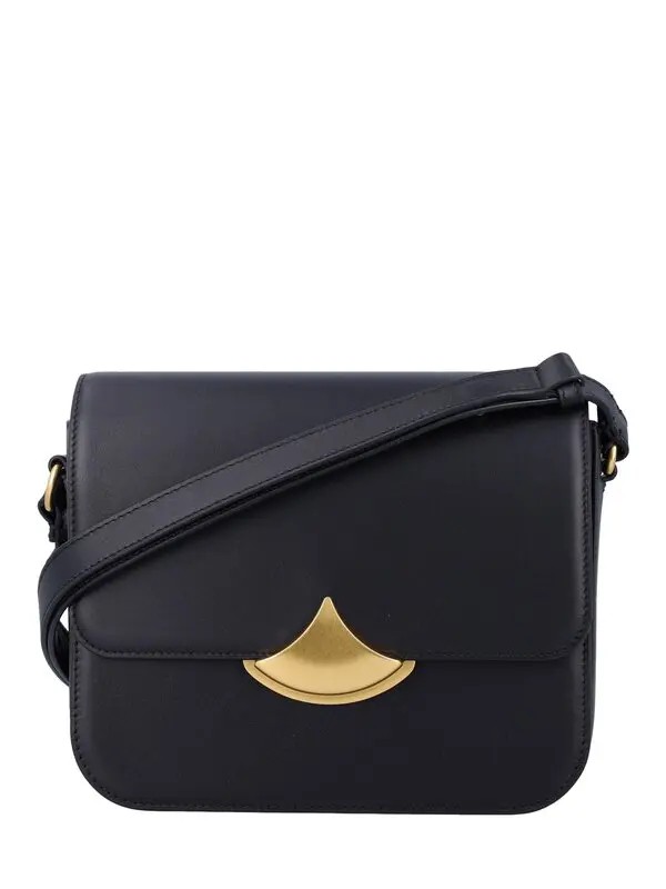 SESSUN Leather Shoulder Bag - Nero
