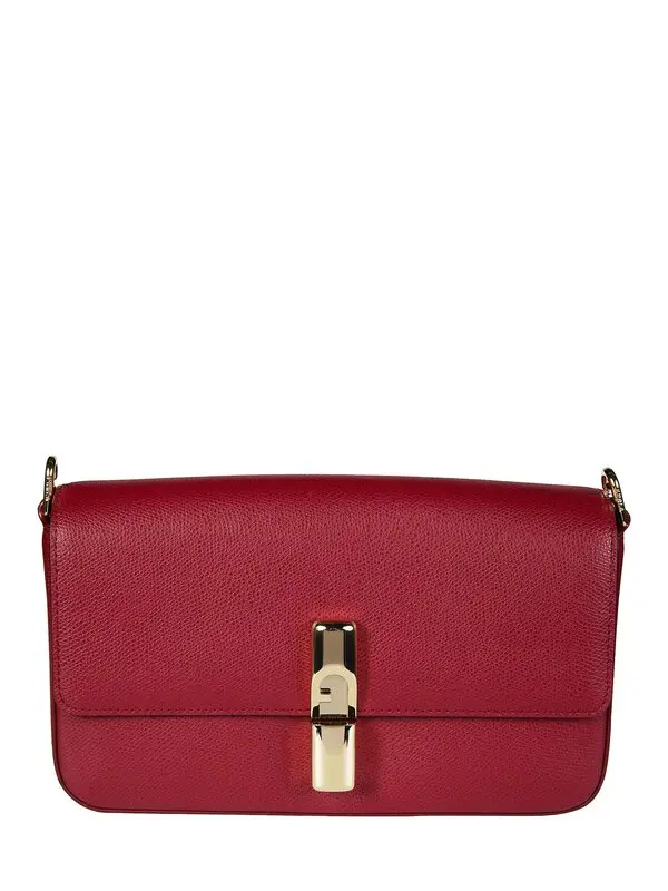 Furla Small Leather Crossbody Bag - Rosso