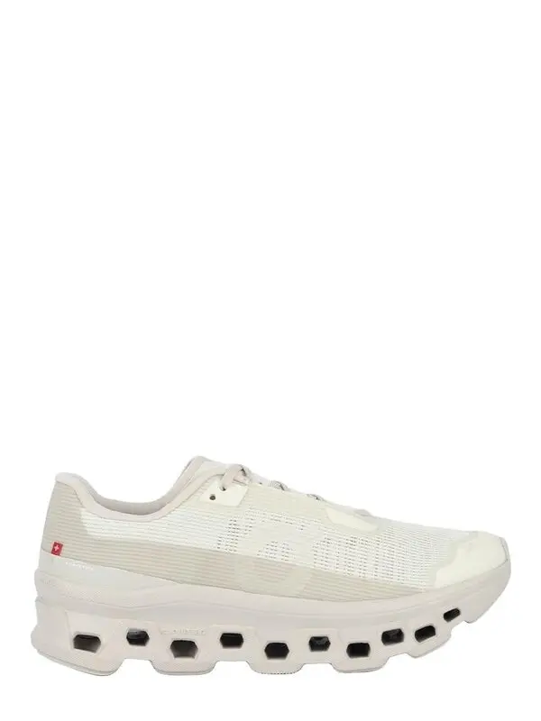 On Cloudmonster Void Running Sneakers - Ghostpearl