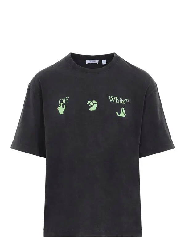 Off-White Tobacco Arrow Skate Short-sleeve T-shirt - Black