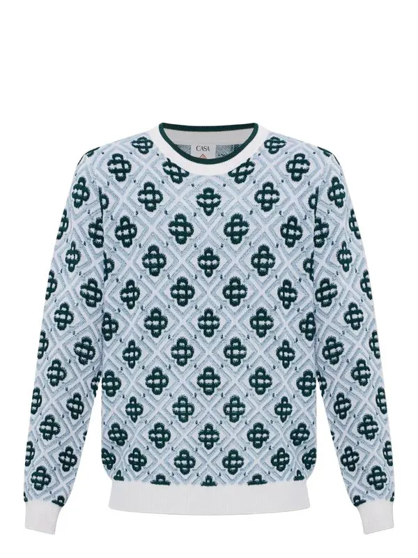 Casablanca Allover Pattern Wool Sweater - Monogram