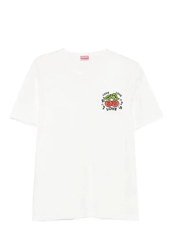 Kenzo Cherry Patch T-shirt - Offwhite
