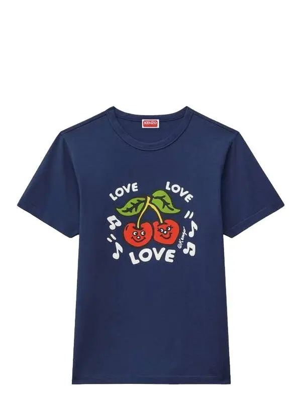Kenzo Crewneck T-shirt - Blueblack