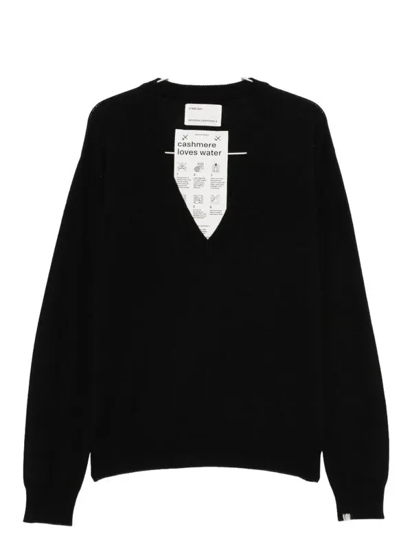 Extreme Cashmere V-neck Cashmere Sweater - Black
