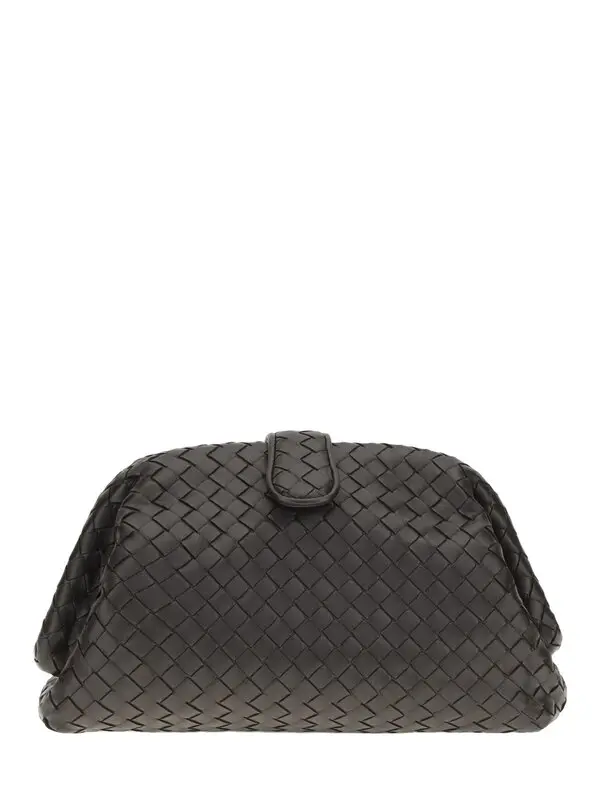 Bottega Veneta Small Lauren 1980 Clutch - Brown